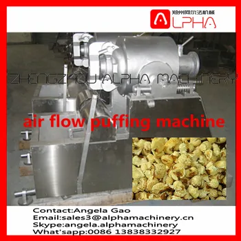 Air Flow Cereal Puffing Machine Grain Wheat Rice Popping Machine - Buy ...