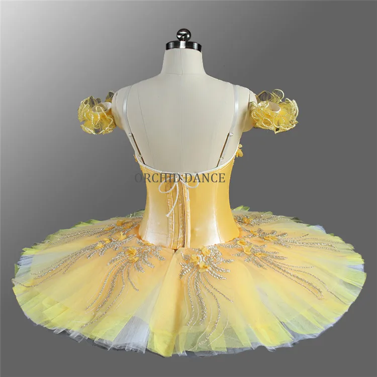 Adult Moq 1pcs Custom Performance Wear Dance Costume Gold Professional ...