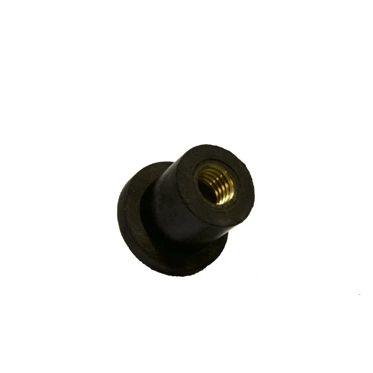 M4 M5 M6 Brass Insert Black Rubber Rivet Well Nut