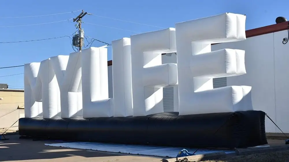Customized Advertising Giant Inflatable Letters,Inflatable Logo Letters ...
