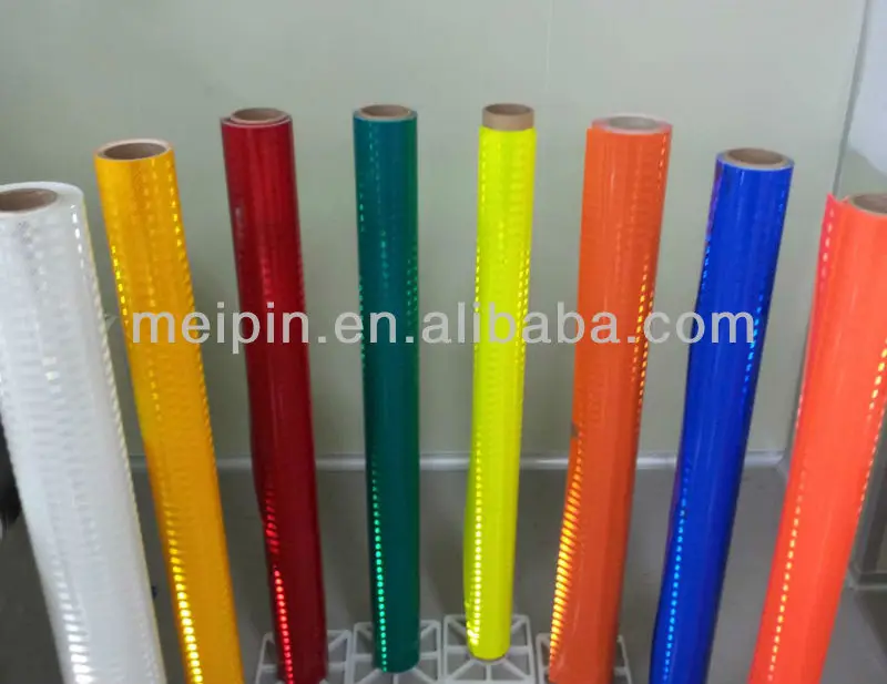 High Intensity Prismatic Diamond Grade Reflective Vinyl Fluorescent ...