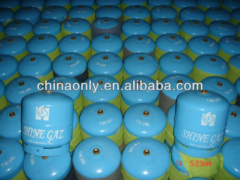 Empty LPG Gas Cylinder (LPG-2.7KG) - Steel Propane Cylinder by SHINEGAZ ...