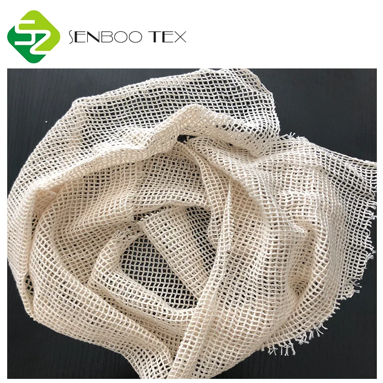 Zerowaste Unbleached 100% GOTS Organic Cotton Netting Fabric for Food ...