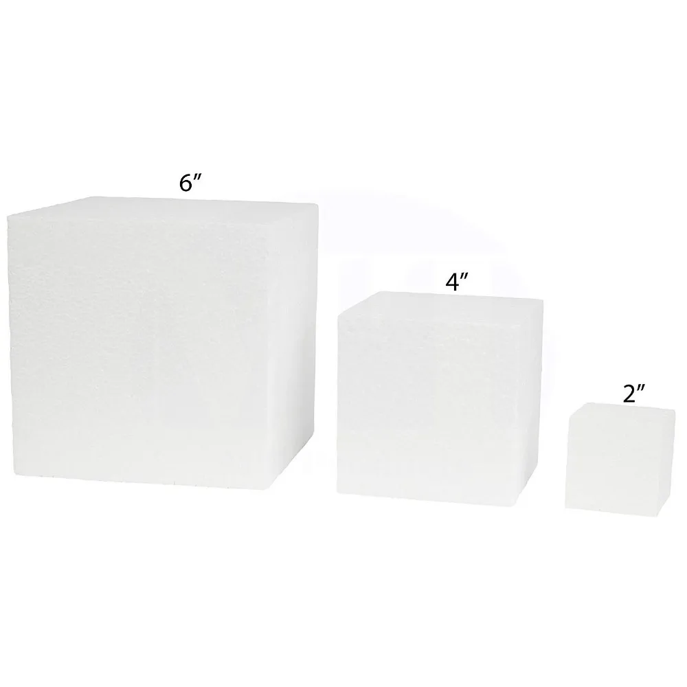 Polystyrene Decorative Moulding White Square Eps Non Squishy Styrofoam Hard Foam Block Styrofoam ...