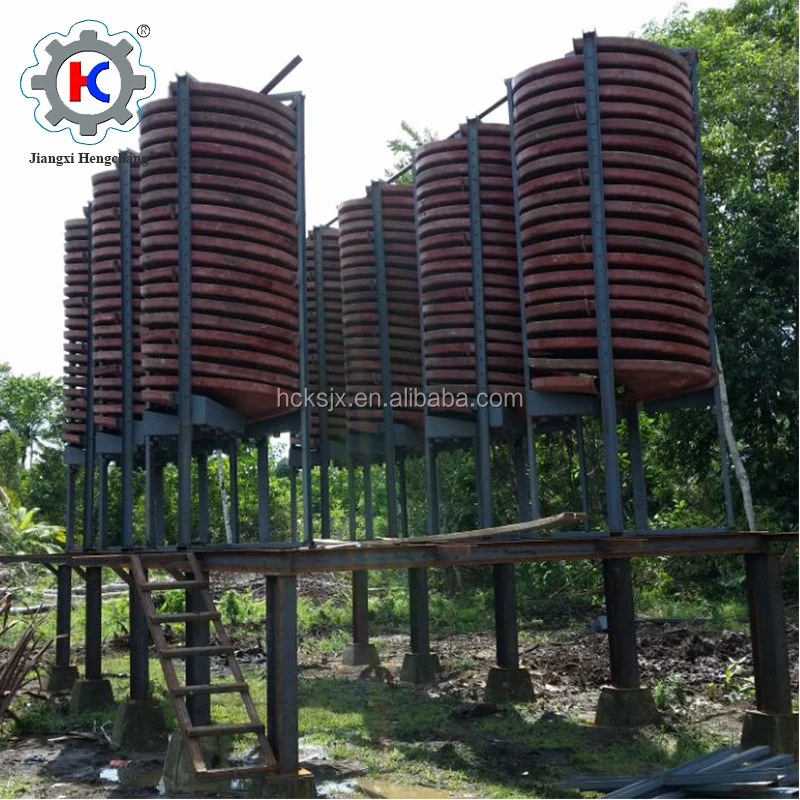 Gravity Separator Mini Lab Gold Spiral Concentrator for Antimony Ore