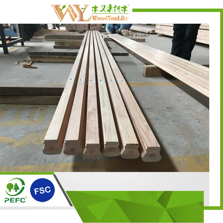 Red Oak Handrail - Solid Walnut Handrail Solutions