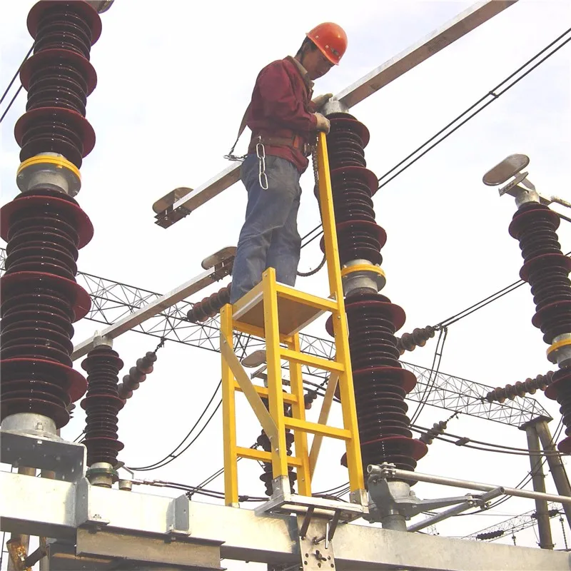 Factory Supply Full Frp Fiberglass Insulating Electric Ladder For ...