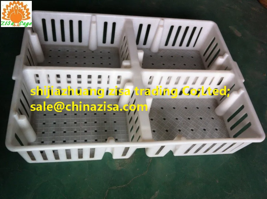 White With Orange Color Plastic Chick Transport Cage Crate - Buy Chick ...