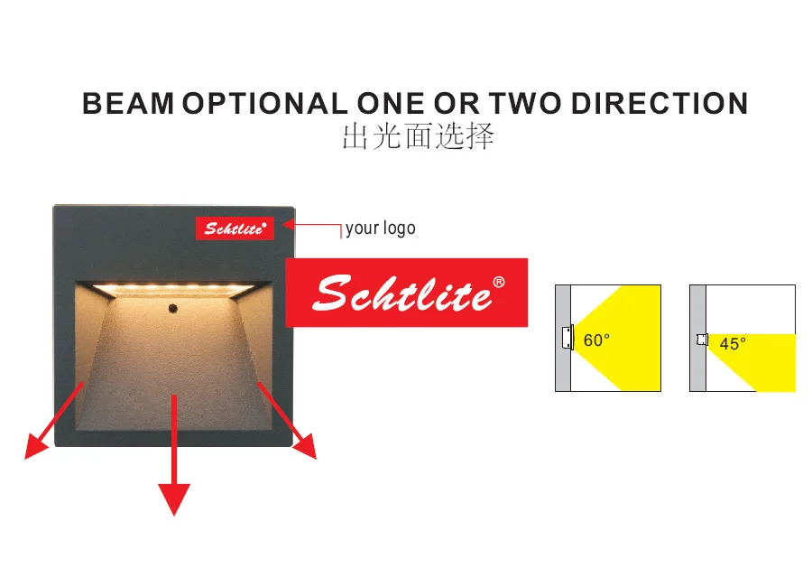 Aluminum Waterproof BBOX LED Recessed Wall Light - 3-Year Warranty