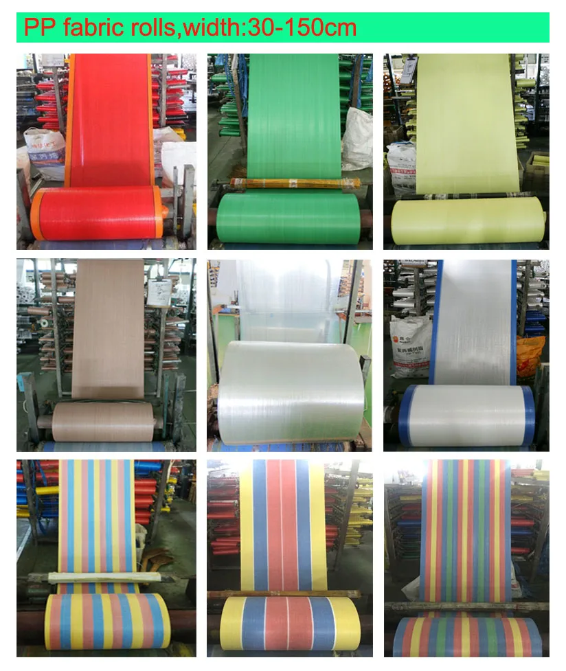 PP Raffia Fabric Roll for Tubular Bags - Customizable, Recyclable, UV ...