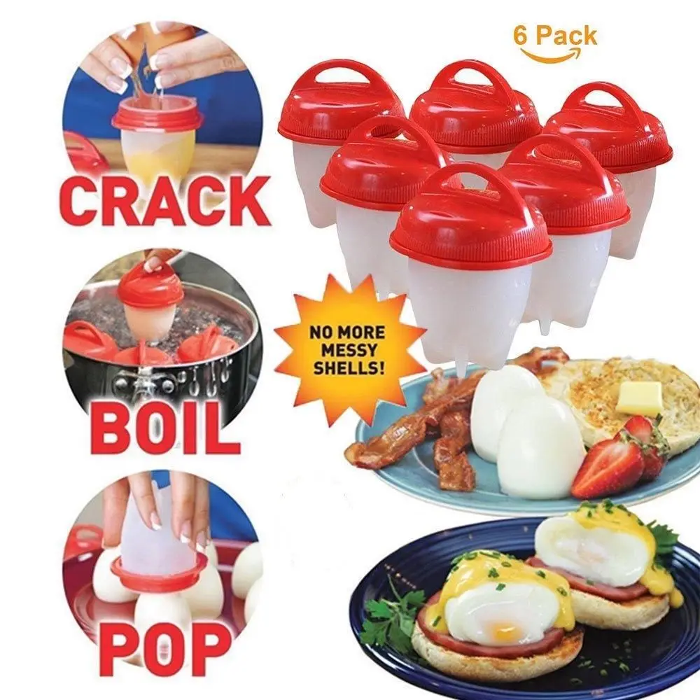 Eggs Poached Egg In A Cup Poaching Eggs In Silicone Cups Poach Pods Silicone Egg Cooker Silicone
