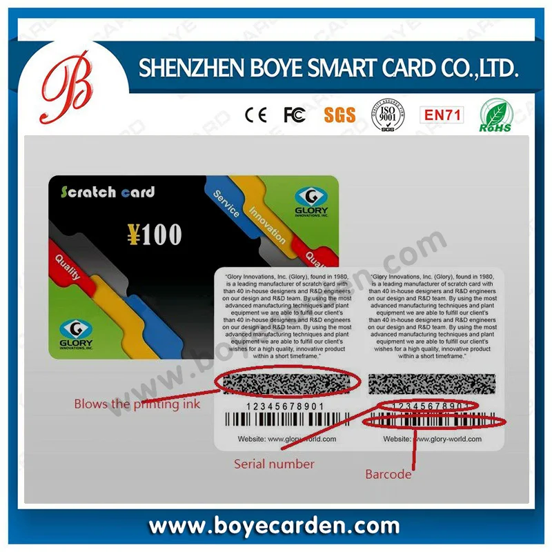 Wholesale Scratch Card Printing Machine for Phone Recharge