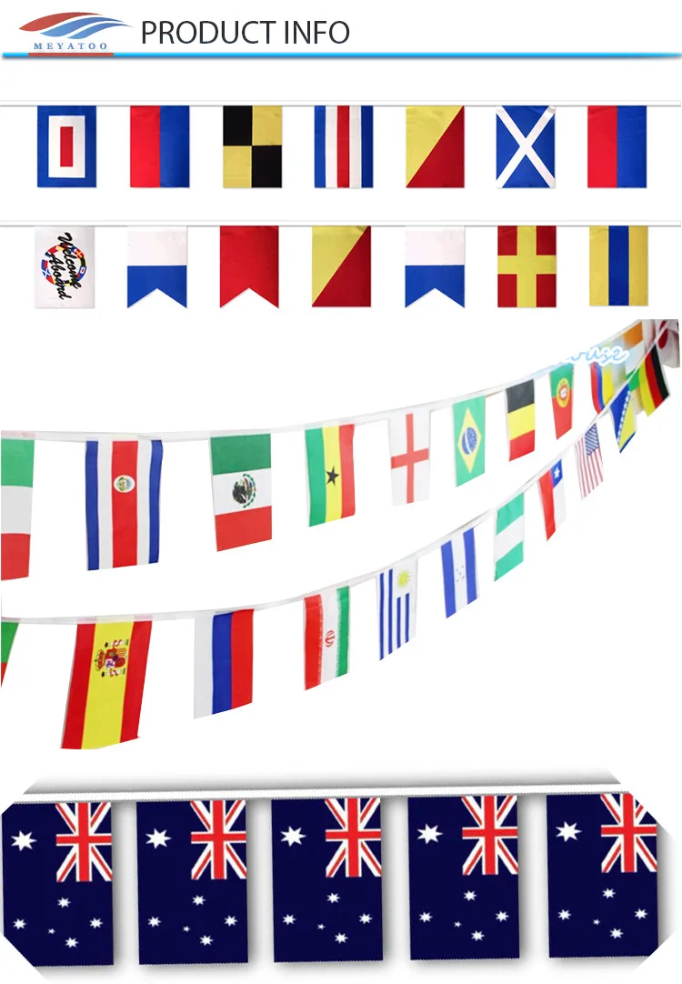 Factory Wholesale Rainbow Triangl Pennant String Flags From China - Buy ...