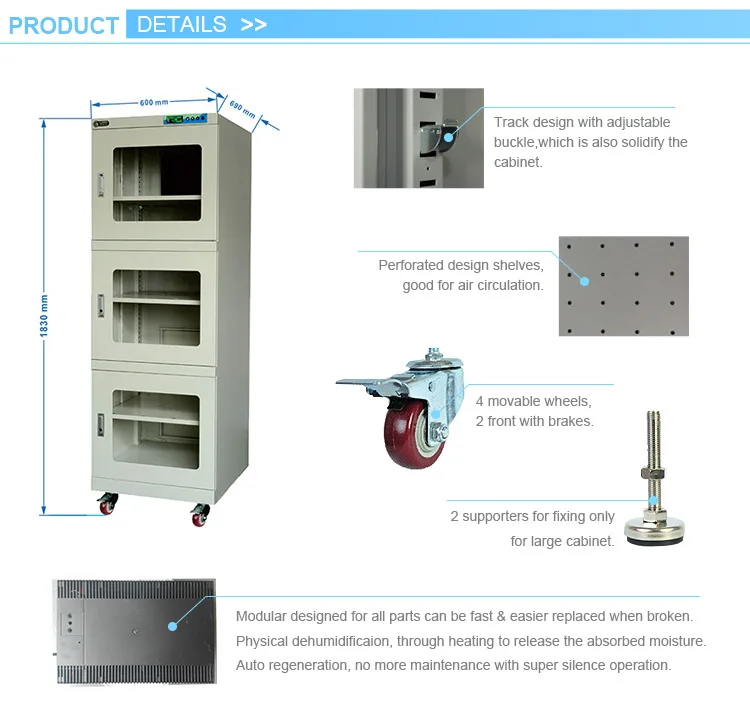 Electronic Component Storage Dry Cabinet For Ic - Buy Electronic ...