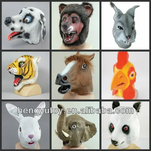 Cosplay Party Dom Eerlijk Mooie Ezel Hoofd Masker Realistische Deluxe ...