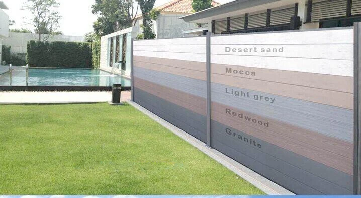 Wood Plastic Composite Fencing - Popular in Euro and Better Design Than ...