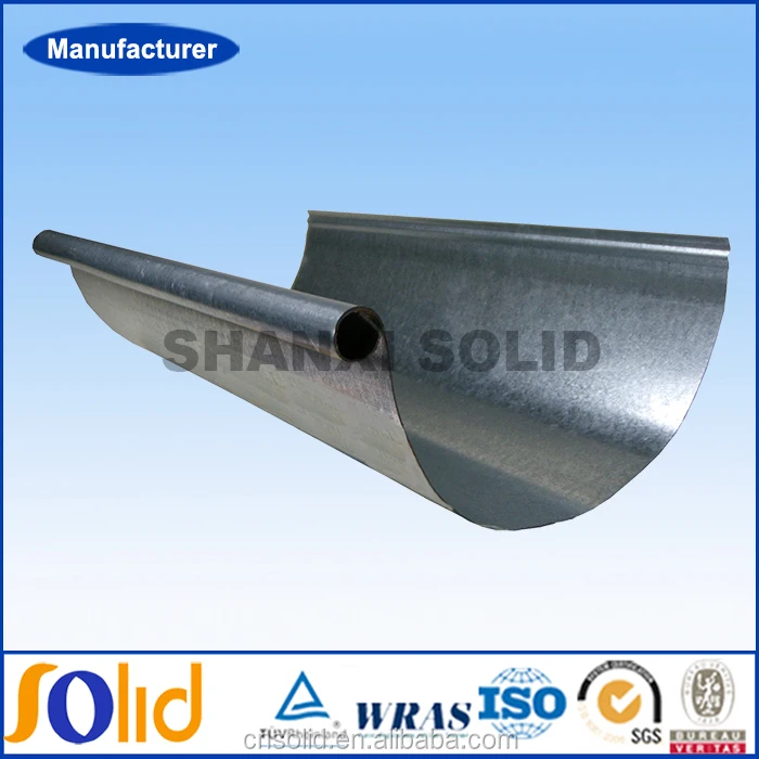Galvanized Stainless Steel Half Round Gutters,Galvanized Gutters,Rain ...