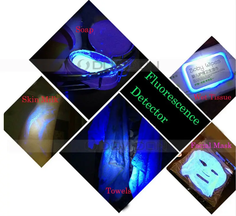 5w 365nm Diamond Amber Detector Ultraviolet Led Uv Flashlight - Buy Uv ...