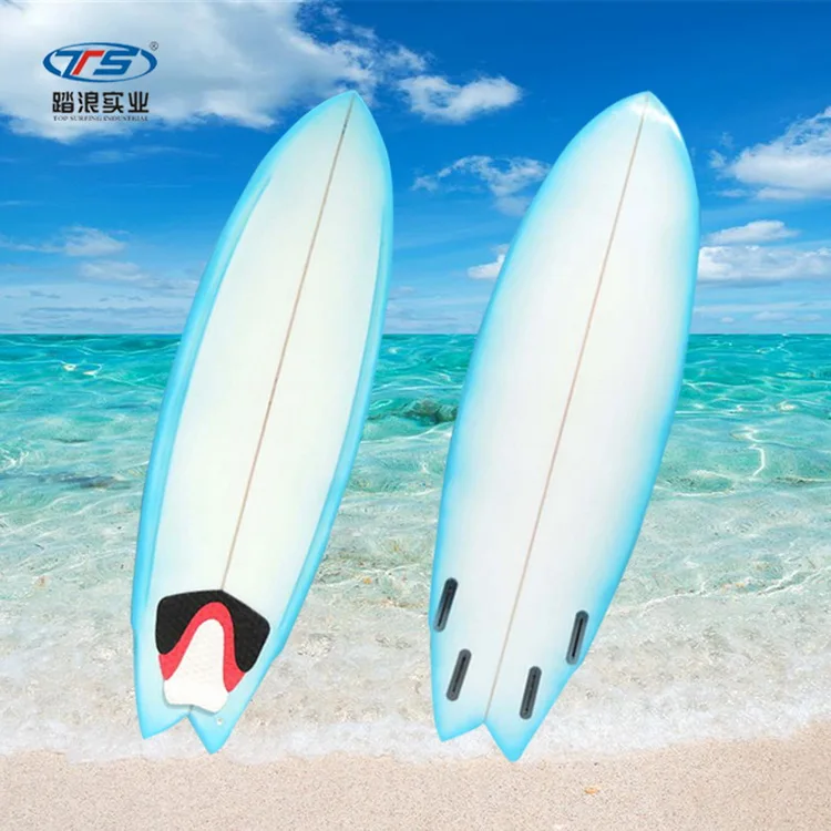 Fiberglass Surfboard,Custom Short Fin Surfboard,Surfboard With Fish ...