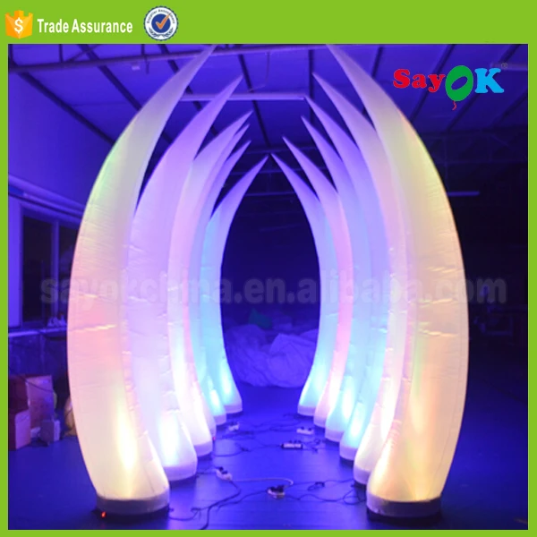 Led Lighting Inflatable Cylinder,Custom Inflatable Tube For Advertising ...