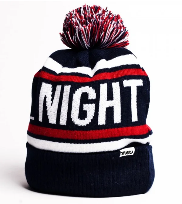 100% Acrylic Foldable Letter Designed Custom Knitted Canada Toque ...