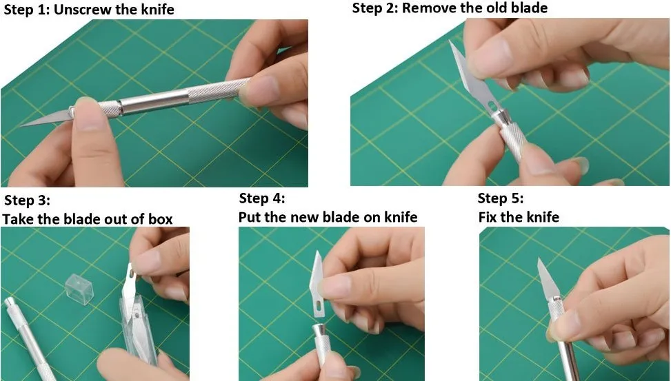 HJAR Precision Stencil #11 Classic Blade Knife - Multi Functional