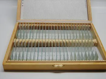 50pcs Wooden Microscope Slide Box For Biology Or Teaching Purpose - Buy ...