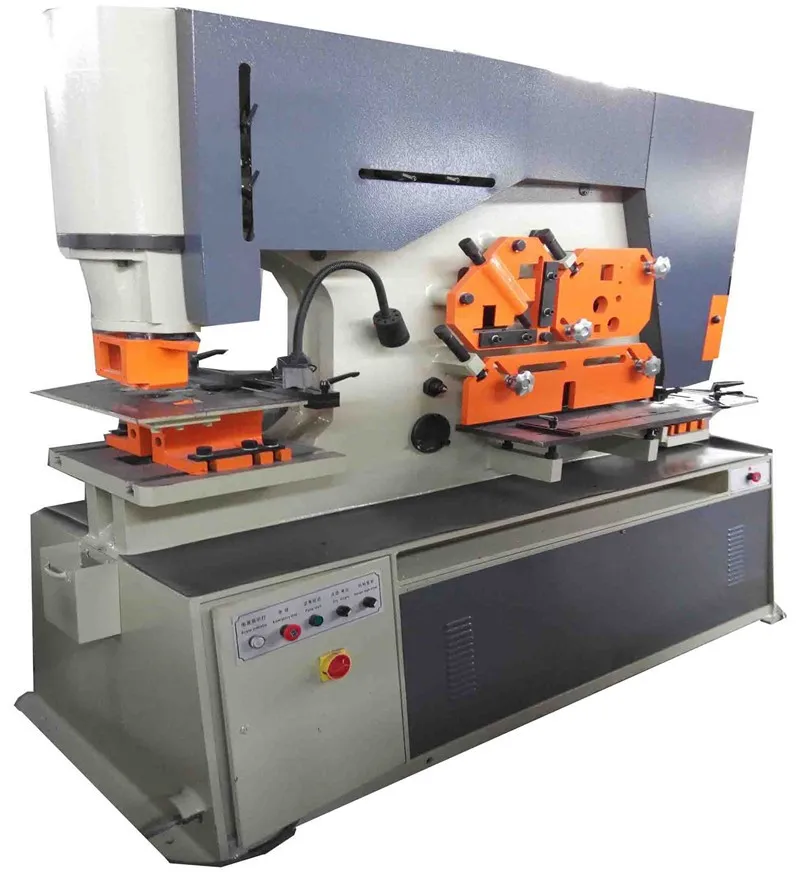 Plate Steel Iron Iron Worker Combined Punching And Cutting Machine ...
