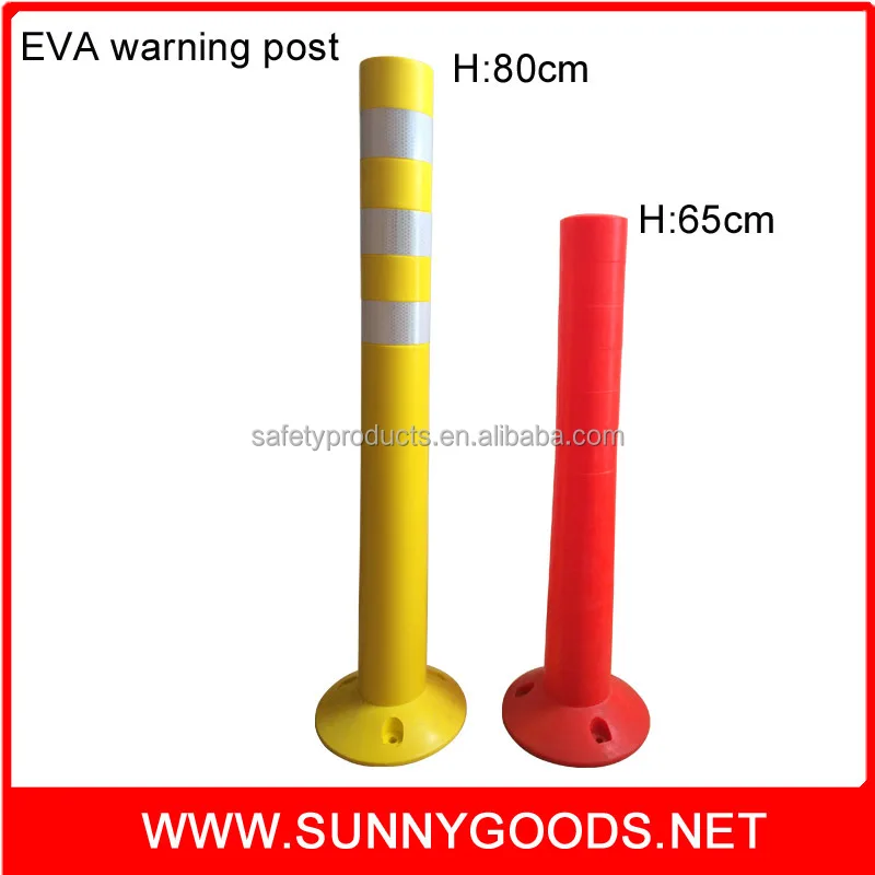 Road Safety Removable Plastic Bollard Parking Post - Buy Removable ...