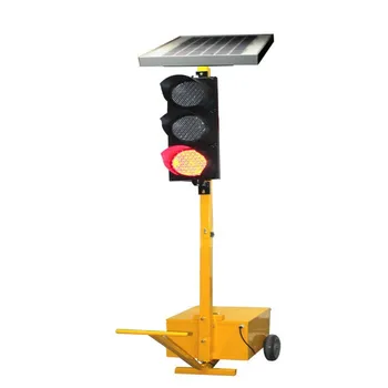 Road Construction Solar Power Temporary Traffic Light - Buy Temporary ...