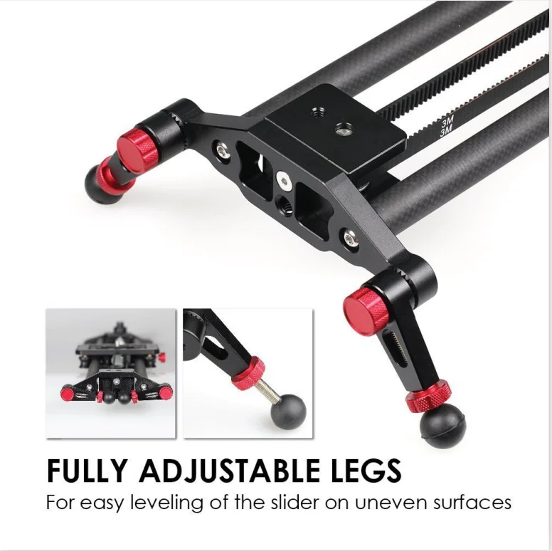 120 Cm Carbon Fiber Flywheel Camera Track Dolly Slider Photography ...