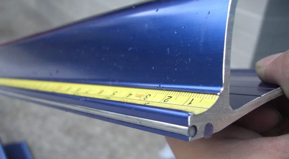 Aluminum Wider Safety Cutting Ruler For Advertising Materials/safety ...