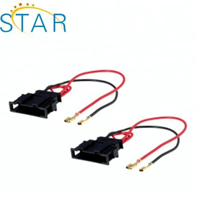 Radio Stereo Speaker Wire Harness Adapter Plug for VW Seat Passat Golf ...