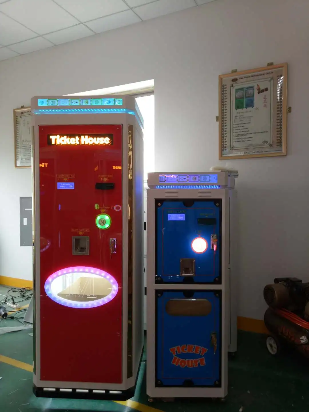 Arcade 4 People Automatic Counting Ticket Counter Machine