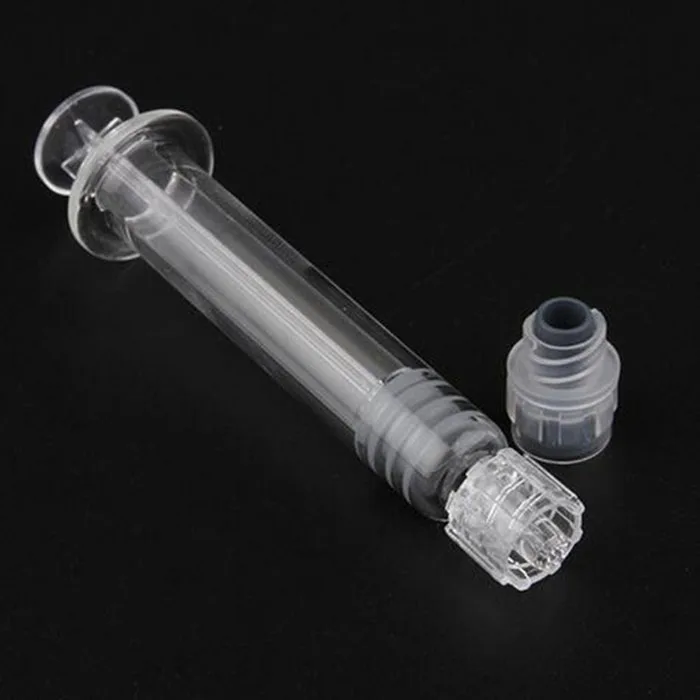 Logo Printing Pre-filled Glass Syringe 1ml Thc Distillate Glass Syringe ...