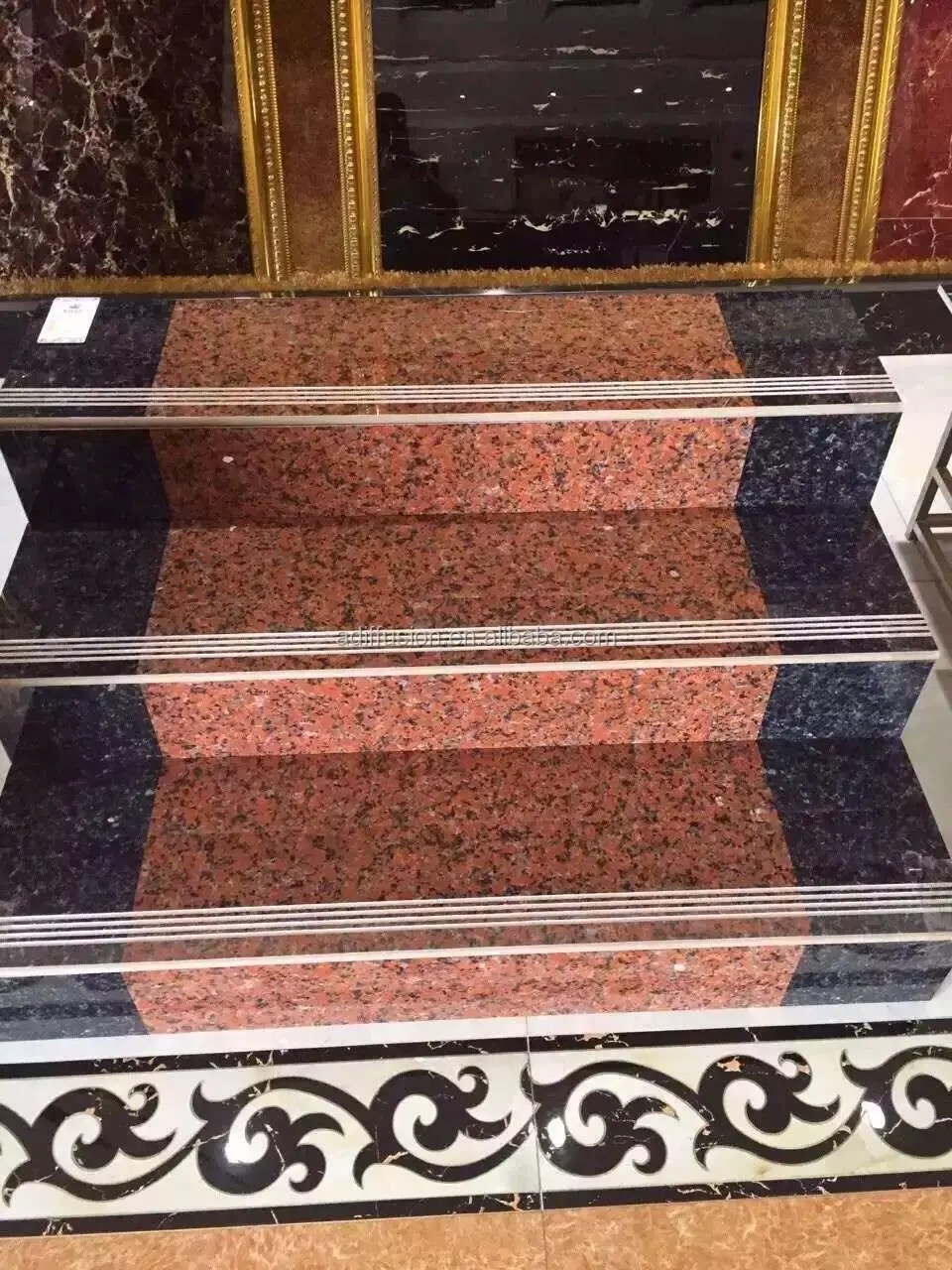 Glossy Ceramic Stair Step Tiles Polished Graphic Design Double Loading ...