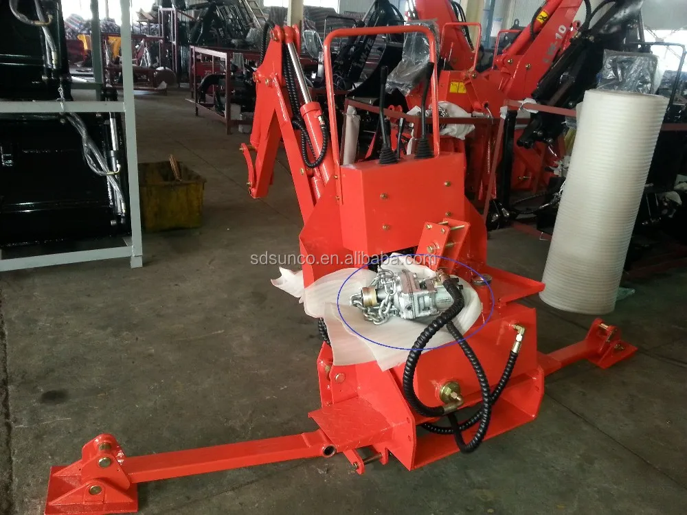 Pto Backhoes,Tractor Mounted Backhoe Attachment For Yto Tractor - Buy ...