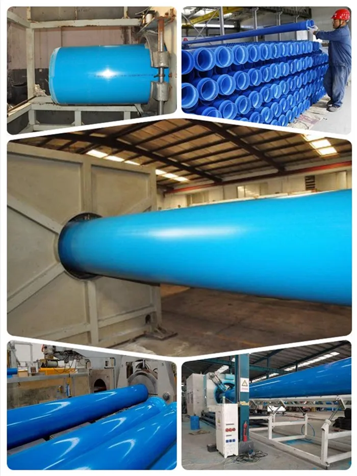 Blue Pvc-uh Pipe 400mm 450mm 500mm Pvc Pipe For Drinking Water - Buy ...