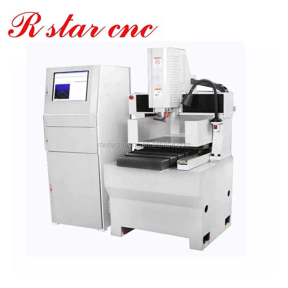 Whole Body Cast Iron Mini Cnc Router Machine Milling For Metal Mould ...
