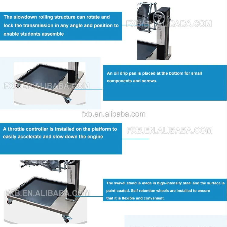 Automobile Manual Transmission Dissection Rolling Shelf Educational ...
