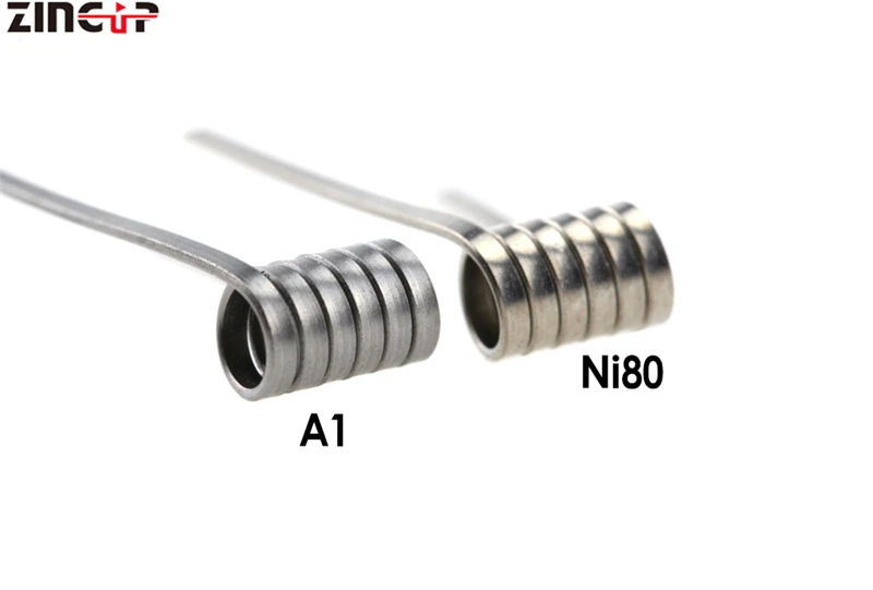 Premade Heating Coil Nichrome/a1/ni80 Vape Flat Wire Coils - Buy Flat ...