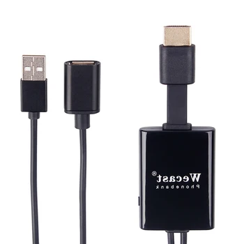 I8 Wired Miracast/screen Mirroring Tv Stick With Usb Otg Cable For ...