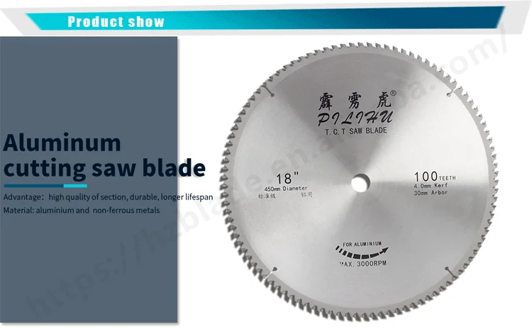 Triple Chip Teeth Metal Saw Blade For Cutting Aluminum Nonferrous ...