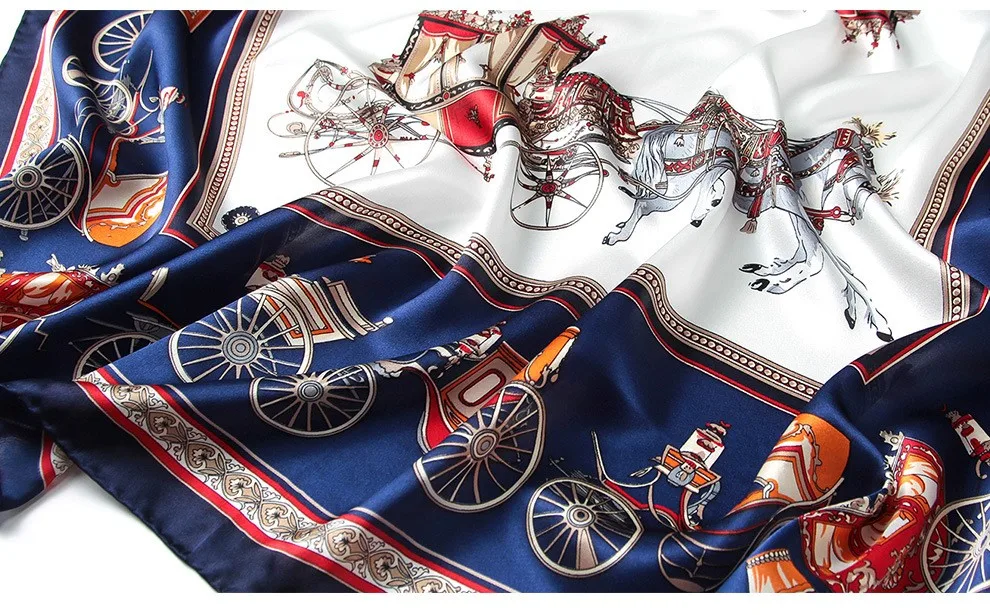 Excellent Silk Scarf Bound Jingpin Silk Scarf Made In France Scarf ...