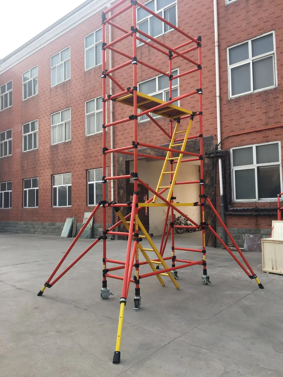 220kv High Voltage Fiberglass Insulation Scaffold With 5m - Buy 220kv ...
