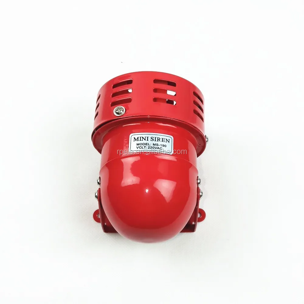 MS190 Outdoor Electric Mini Motor Siren Alarm - 220V
