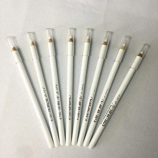 White Eyebrow Pencil Waterproof Long Lasting White Eyeliner Pencil ...