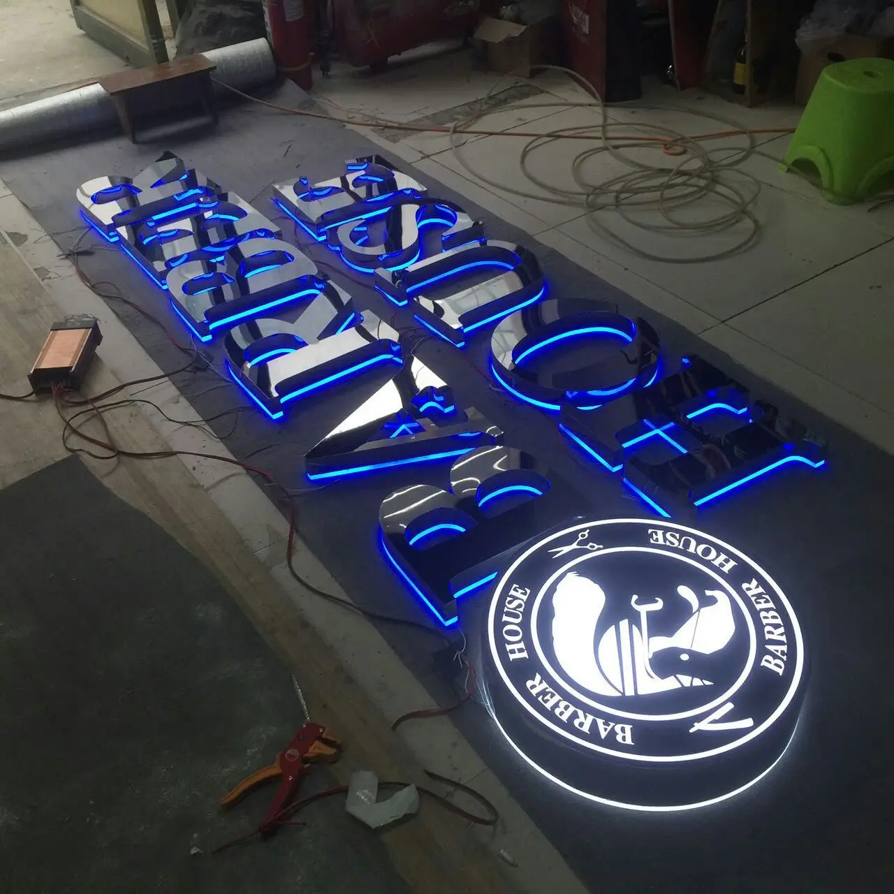 Pre Mounted Wire Connection Raceway Channel Letter Sign