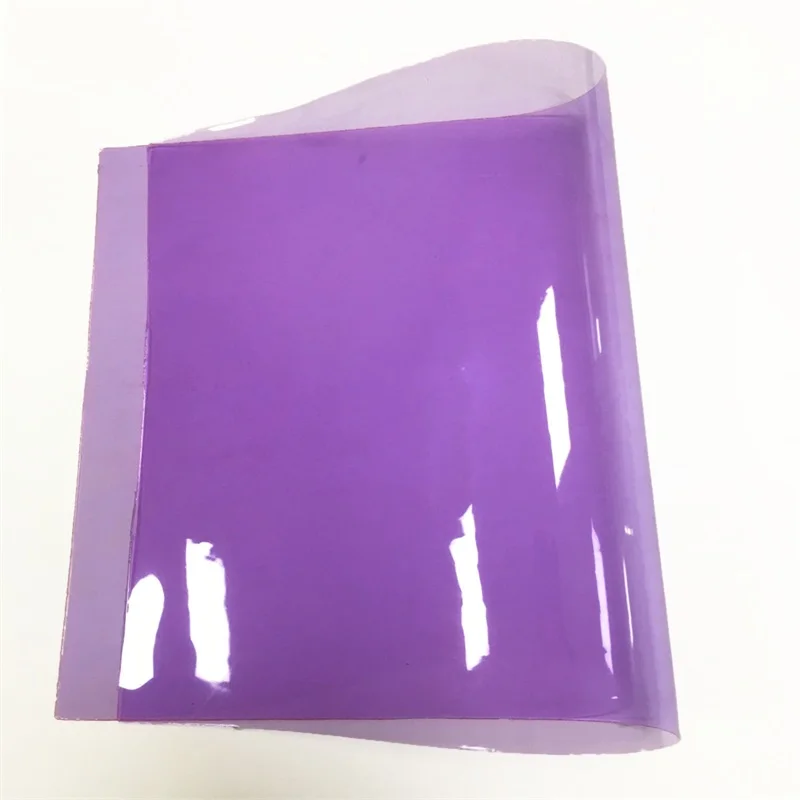 Super Fluorescent Neon Clear Pvc Color Vinyl Film Flexible Transparent ...