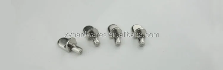 Furniture Cabinet Glass Shelf Pins - Durable Metal Supports